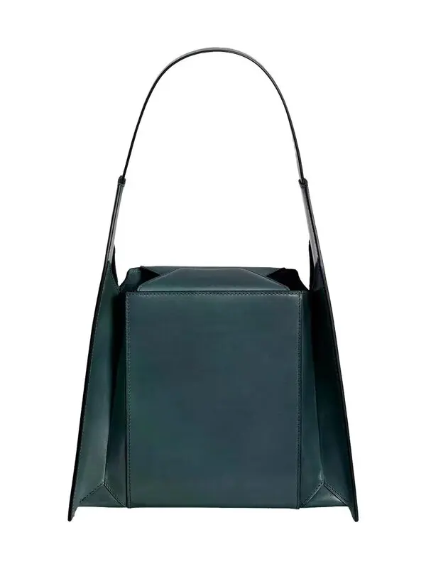 MERRYL TIELMAN Angelo Leather Tote Bag - Blue