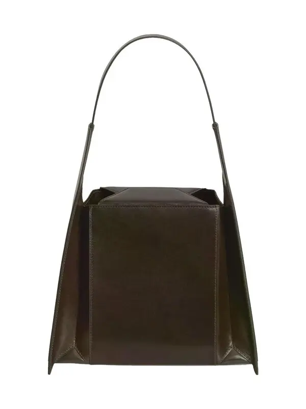 MERRYL TIELMAN Angelo Leather Tote Bag - Brown