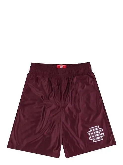 ERIC EMANUEL Ee Baggy Short/ Shiny - Burgundy/burgundy Shiny