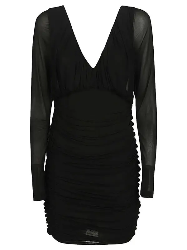 Saint Laurent Short Jersey Dress - Black