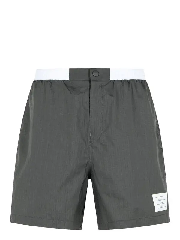 Thom Browne Polyamide Bermuda Shorts - Grey