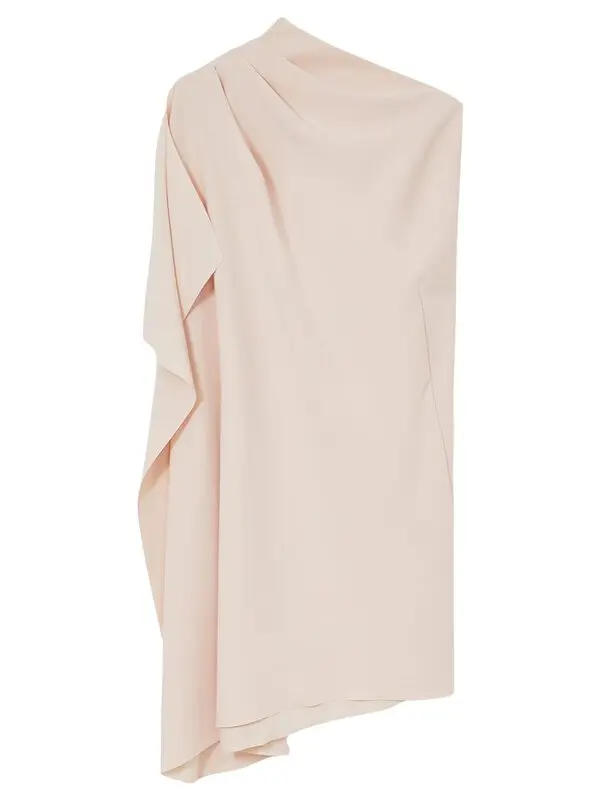 REISS Ellery Draped High-low Dress - Palepink