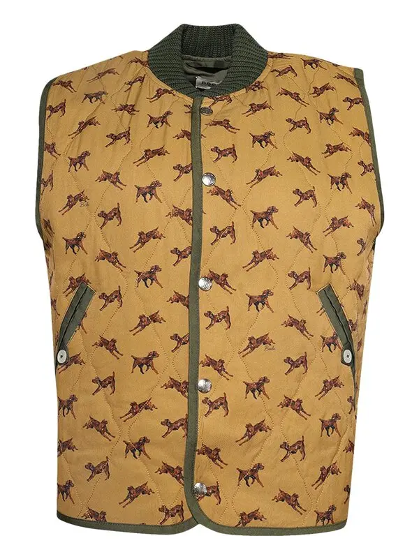 BODE Crittendon Quilted Vest - Brown