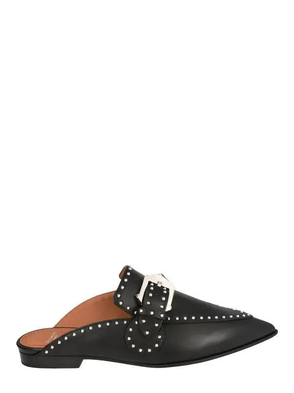 Givenchy Elegant Studded Mules - Black