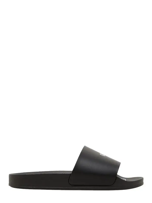 Off-White Off Stamp Pool Slider - Black