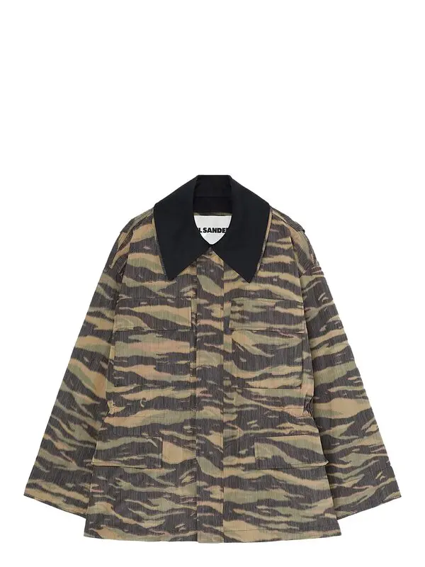 JIL SANDER Camouflage Field Jacket - Multicolor