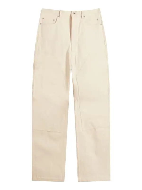 Rick Owens Double Knee Geth Pant - White