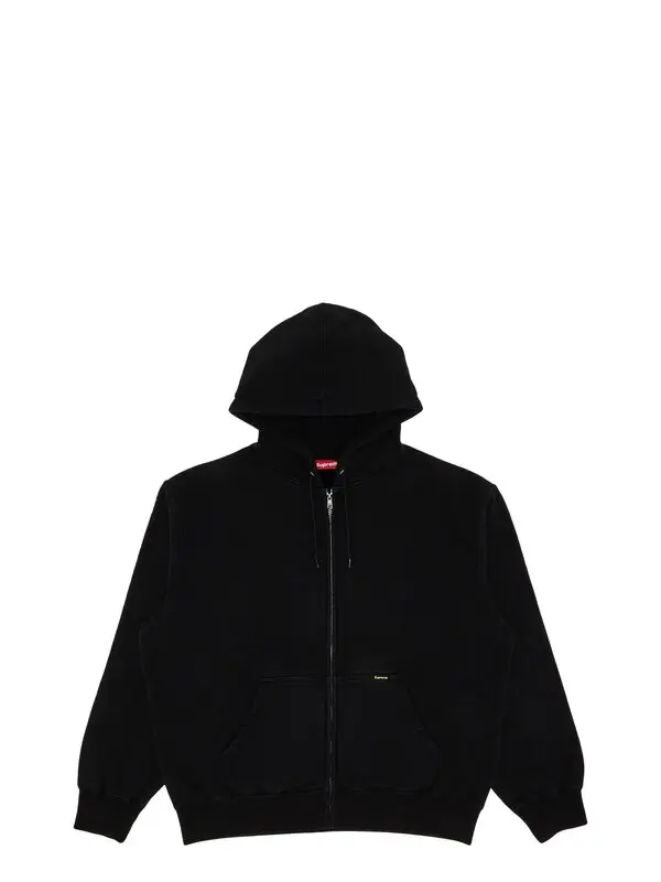 Supreme Work Zip Up Hooded Sweatshirt - Black