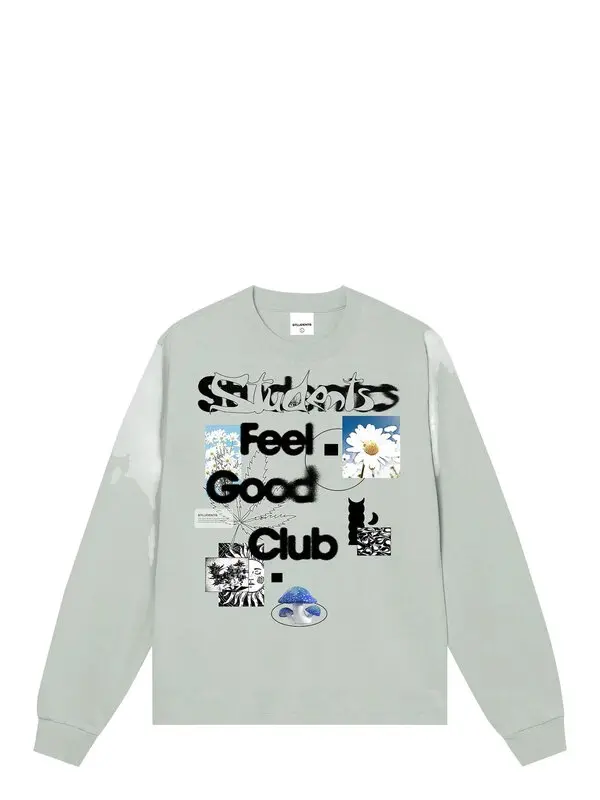 STUDENTS Graphic Long-sleeve T-shirt - Green