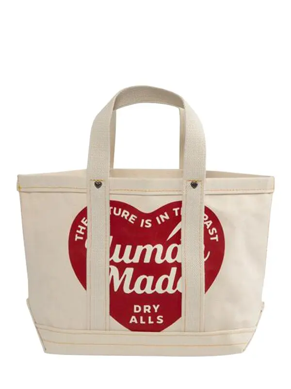 HUMAN MADE Canvas Tote - White