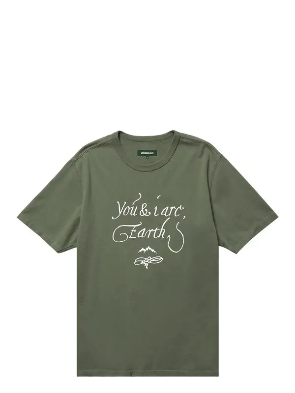 AFIELD OUT Earth T-shirt - Green