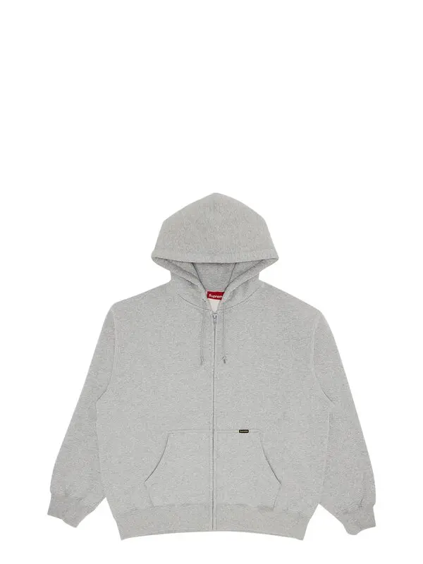 Supreme Zip-up Hooded Sweatshirt - Grey