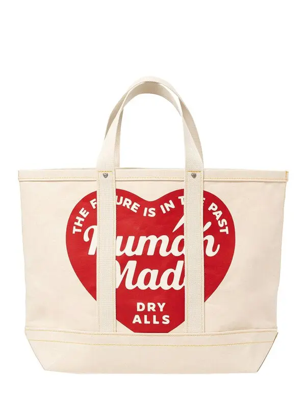 HUMAN MADE Canvas Tote Bag - White