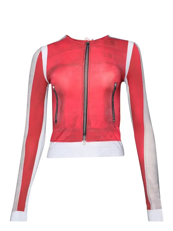 Diesel T-clau-p2 Long-sleeve Top - Red