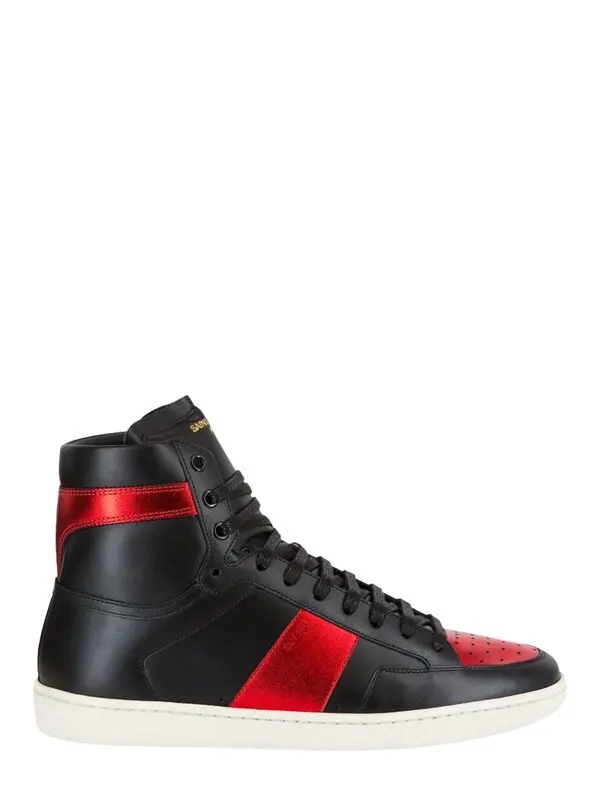 Saint Laurent Sl-10 High-top Sneakers - Black