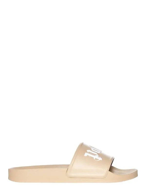 Palm Angels Pool Slider - Brown