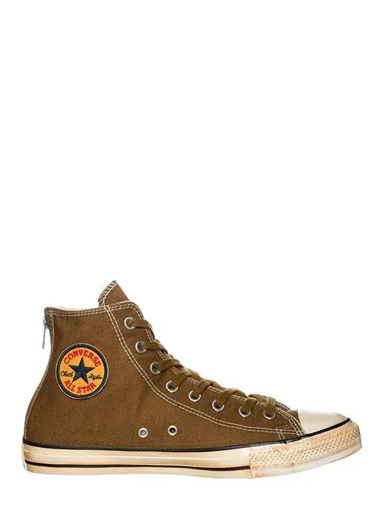 CONVERSE Chuck Taylor All Star Back Zip Hi Top Sneakers - Brown
