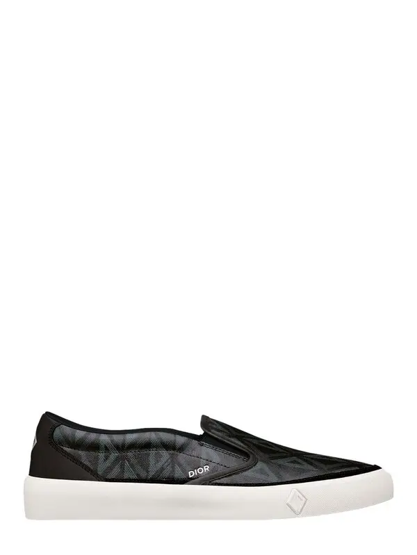 Dior B101 Cd Diamond Slip-on Sneakers - Black