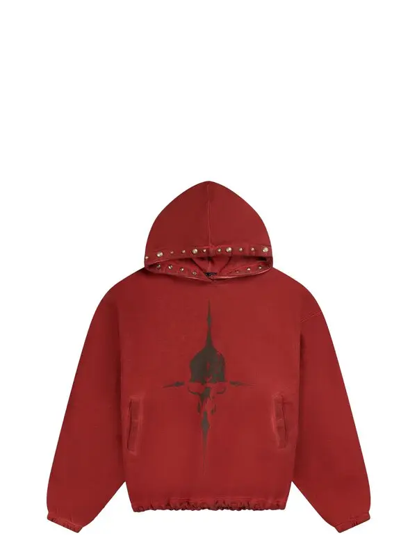 THUG CLUB Peace Stud Hoodie - Red