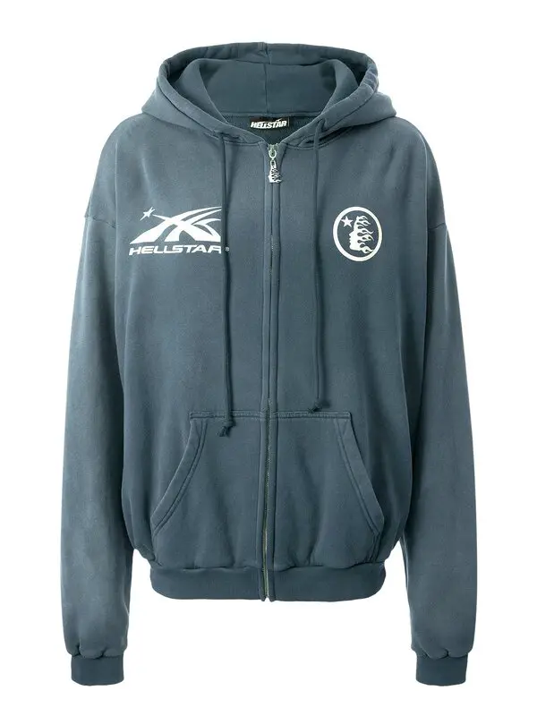 HELLSTAR Hs Logo Zip-up - Green