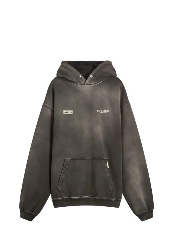 REPRESENT Oasis Owners Club Hoodie - Stained Black