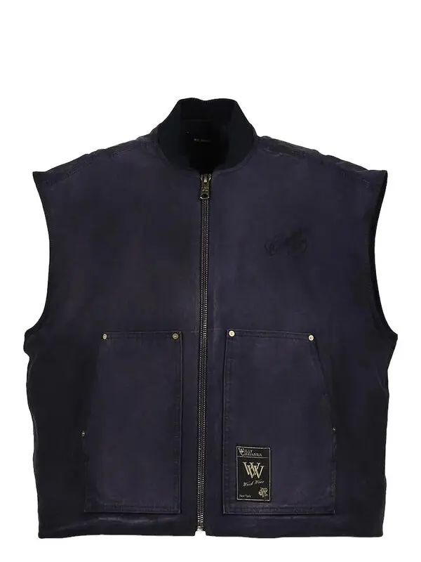WILLY CHAVARRIA Outwear Waistcoat - Blue