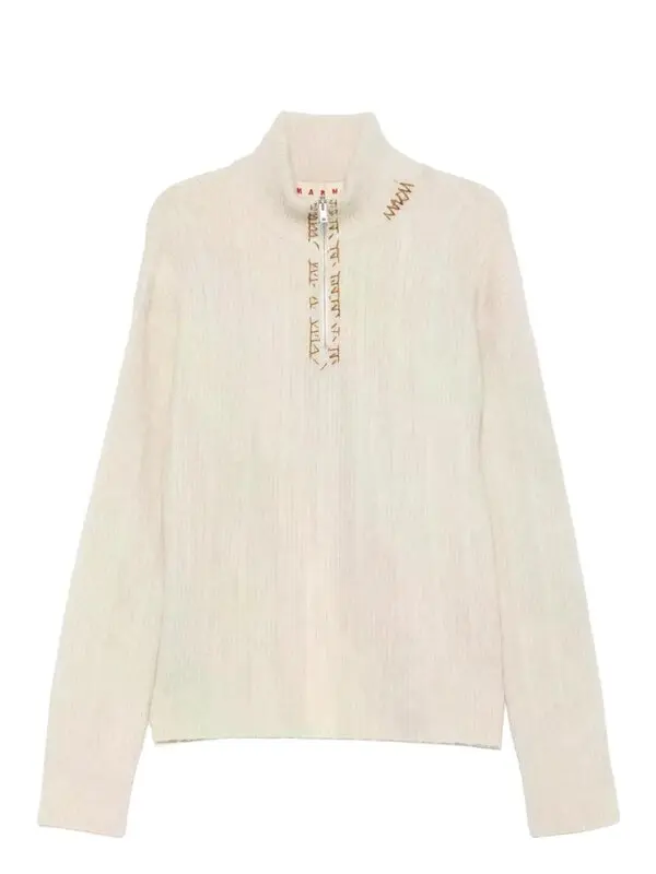 Marni Turtleneck Sweater - Neutrals