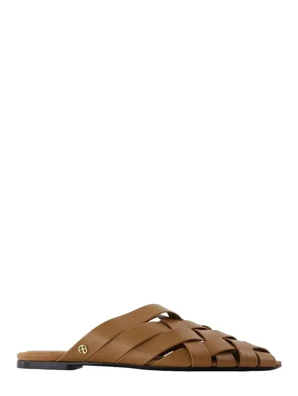 ANINE BING Eve Mules - Brown
