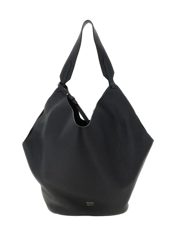 Khaite Lotus Medium Shopper - Black