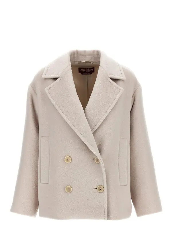 MAX MARA STUDIO Filovia Alpaca And Wool Coat - Beige