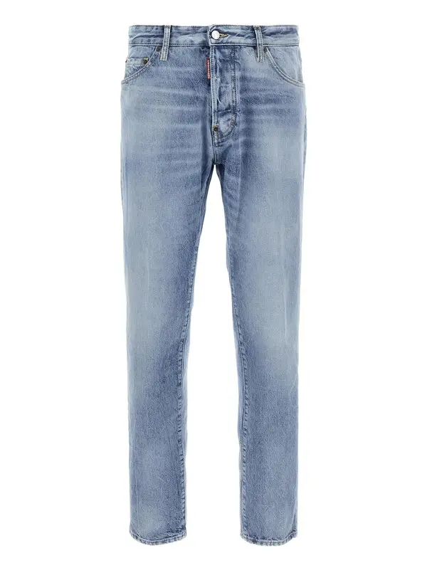 Dsquared2 Cool Guy Stonewashed Denim Jeans - Light Blue