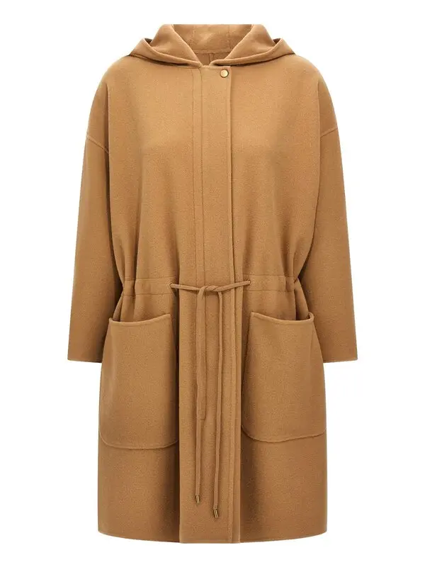 Max Mara Wool And Cashmere-blend Coat - Brown
