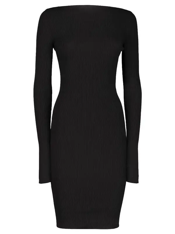 Rick Owens Ribbed Al Dress - Black
