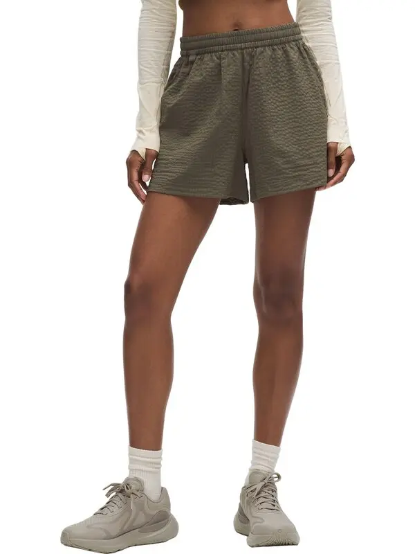 Lululemon Relaxed High-rise Hiking Short - Army Green