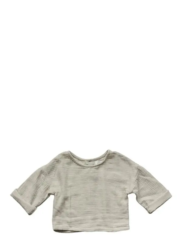THE SIMPLE FOLK Button Back Top - Ecru