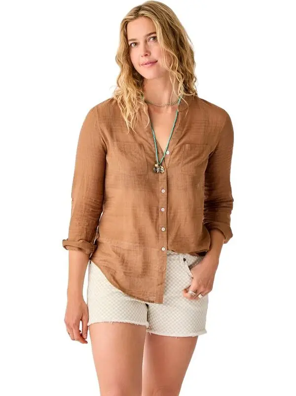 Carve Designs Textured Tunic - Rum