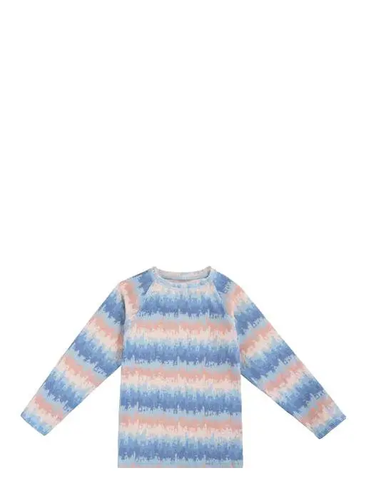 UV SKINZ Long Sleeve Crew Neck Swim Shirt - Sandcastle Dreams