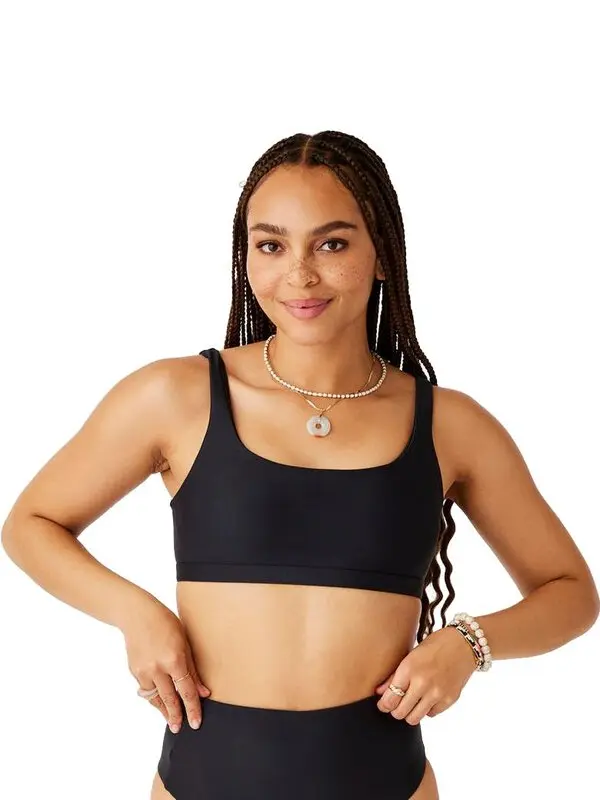Carve Designs Korbyn Compression Top D-dd Cup - Black