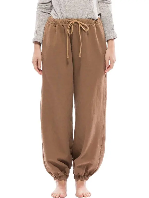 TOIT VOLANT Mia 101 Sweatpants - Chestnut