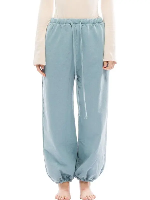 TOIT VOLANT Mia 101 Sweatpants - Silver Blue