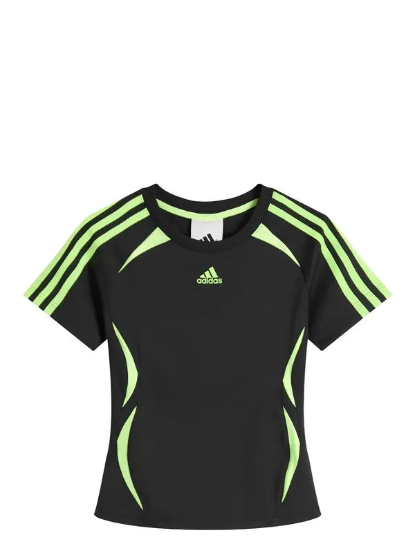 Adidas Teamgeist Adicolor Slim Jersey - Black/signal Green