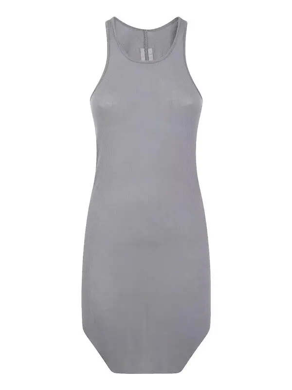 Rick Owens Ribbed Racer-back Tank - Grey