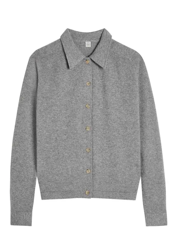 TOTÊME Cashmere Cardigan - Grey