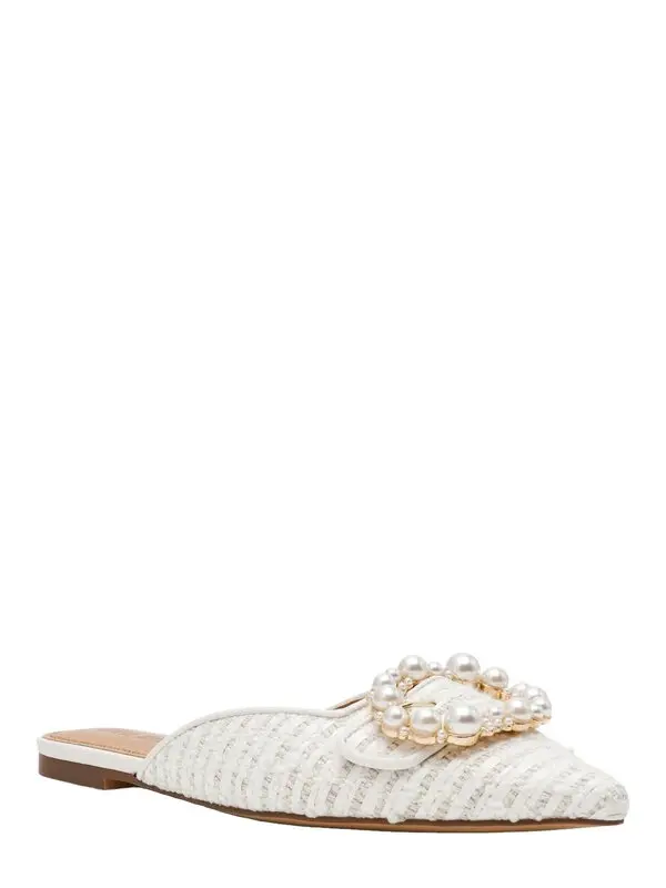 Steve Madden Ira Pointed Toe Mule - Ivory