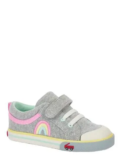 See Kai Run Kristin Low-top Sneaker - Gray/rainbow