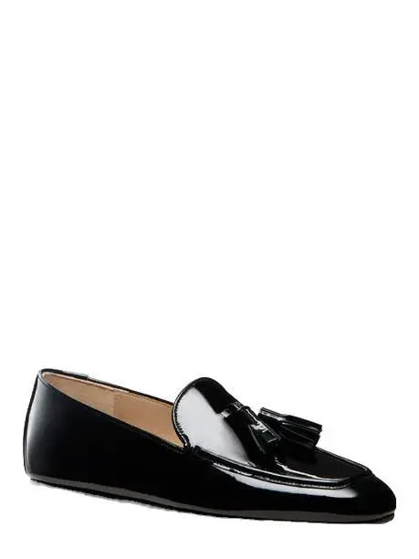STUART WEITZMAN Tassel Loafer - Black