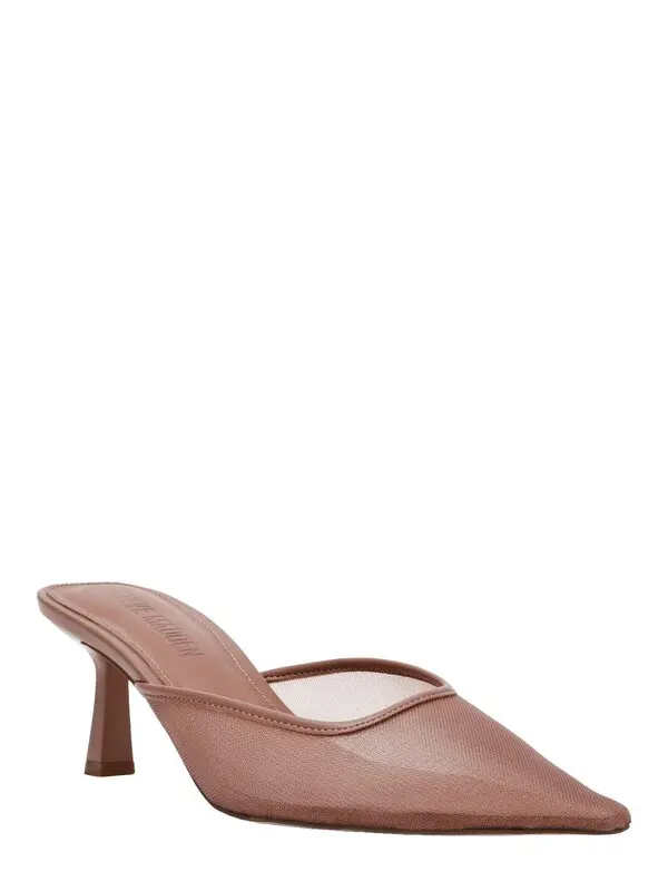 Steve Madden Lisbeth Pointed Toe Mule - Mocha Mesh