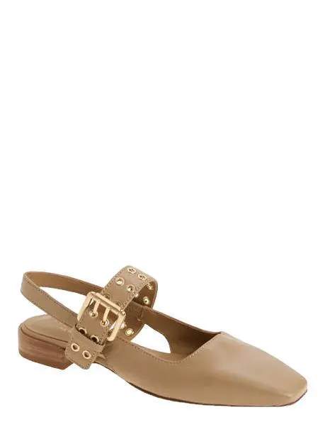 Rag & Bone Astra Slingback Flat - Warm Taupe