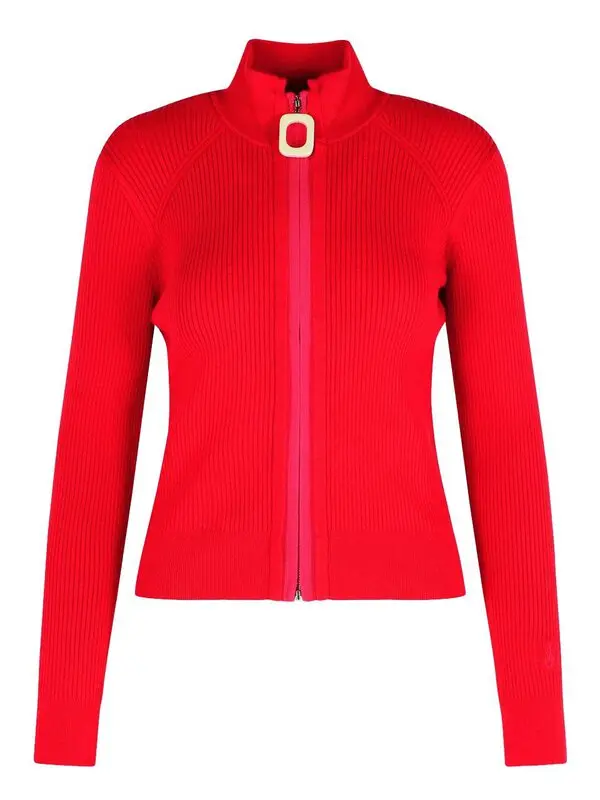 JW Anderson Cotton-blend Turtleneck Sweater - Red