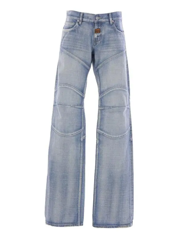 Balenciaga Low-waist Jeans - Blue